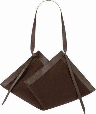Yuzefi Femme, Sacs, Brun, Taille: ONE Size Wonton Tote