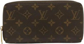 Louis Vuitton unisex, Pre-owned, Brun, Taille: ONE Size Portefeuille en toile Pre-owned