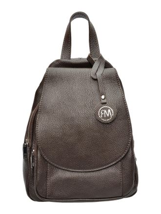 Roberta M Kastanienbraun Rindsledertasche