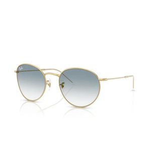 Ray-Ban unisex, Accessoires, Jaune, Taille: 53 MM Round Reverse Lunettes de soleil