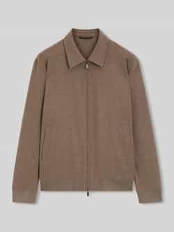 HUGO BOSS Slim Fit Bomberjacke mit Schurwoll-Anteil Modell P-Hanry-BMB-WG-264