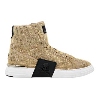 Philipp Plein Money Kick$ High-Top Sneakers - - Shoes - Damen - Gelb - 37 EU