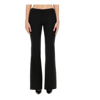Moschino Crepe Hosen - - Trousers - Damen - Schwarzk - L