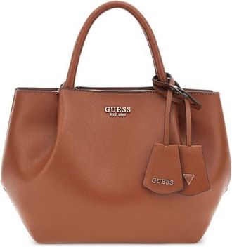 Guess sac à main sac à épaule Amorette Girlfriend Satchel Cognac brun