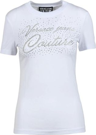 Versace Jeans Couture Femme, Tops, Blanc, Taille: 40 FR T-Shirt