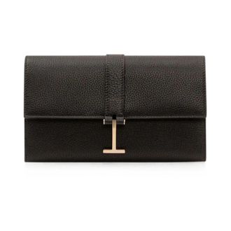 Tom Ford Grain Leather Wallet on Strap - - Bags - Damen - Schwarzk - ONE SIZE