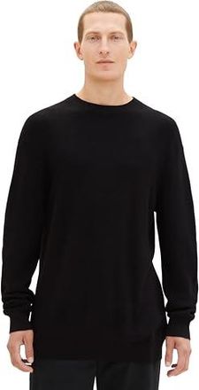 Tom Tailor 1038238 Sweater, 29999-Black, XXL Homme