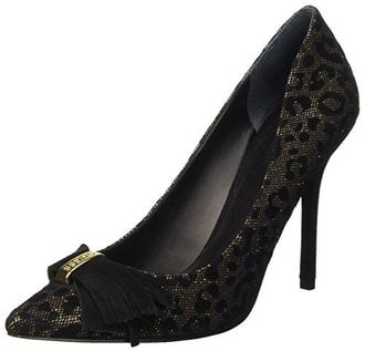 Guess Guess Femme Pabie2 Sandales Bout fermé, Noir (Blkgo), 41 EU
