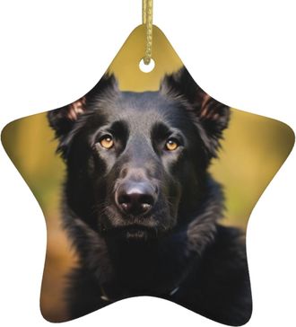 Generic Schwarzer Sch&auml;ferhund Deutscher Hund Dekoration Dekoration