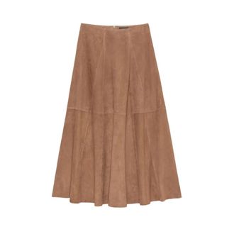 Arma Eleni Panelled Midi Skirt - - Skirts - Damen - Braun - M
