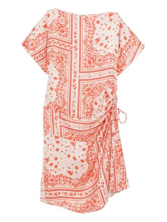 Fendi robe mi-longue à motif en jacquard - Tons neutres