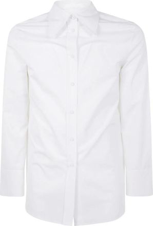 Jil Sander Femme, Blouses et Chemises, Blanc, Taille: 40 FR Cotton Poplin Shirt