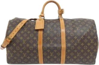 Louis Vuitton unisex, Pre-owned, Brun, Taille: ONE Size Sac Week-end en Toile Pre-owned