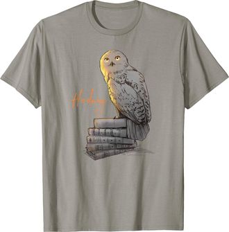 Harry Potter Hedwig Books Painted T-Shirt