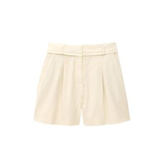 Anine Bing Femme, Shorts, Beige, Taille: 38 FR Short Cilo - Couleur: Blanc CASS&Eacute;,Taille: 36