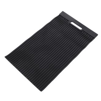 Holibanna Pvc Fischfiletiermatte Rutschfeste K&uuml;chenmatte Fischverarbeitungsmatte Schwarz Klein Robust F&uuml;r Fischputzbrett Und Filetieren