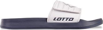 Lotto FLYDE BC Sandales de sport, unisexes, bleu marine/blanc, taille 42 EU, Bleu marine/blanc., 42 EU
