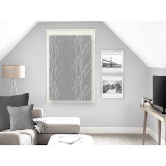 Soleil d'Ocre Soleil dOcre Liane Bise-Bise, Polyester, Grau, 60 x 90 cm