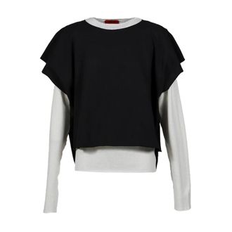 424 Damen, Oberteile, Schwarzk, LGr&ouml;&szlig;e