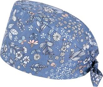 Garneck Calot Chirurgical Femme Coton Imprim&eacute; Ajustable Bonnet Respirant et Absorbant Adapt&eacute; Cheveux Courts et Longs et Confortable