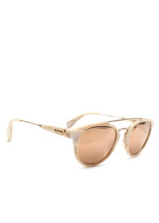 Taylor Morris Ivory Frame Sunglasses