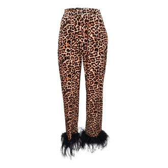 Giulia N Couture Elegante Hose mit Stretch-Stoff - - Trousers - Damen - Mehrfarbig - S