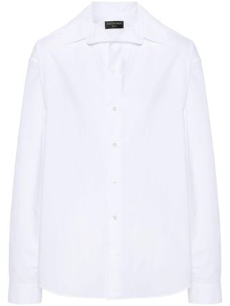 Balenciaga chemise à col pointu - Blanc