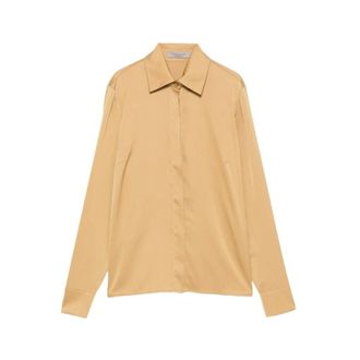 D.exterior Femme, Blouses et Chemises, Jaune, Taille: 38 FR Chemises