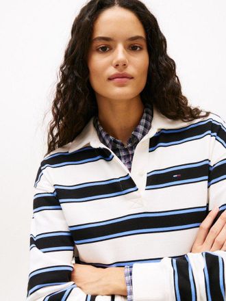 Tommy Jeans Sweatshirt TJW RLX S-FLAG STRIPE RUGBY EXT