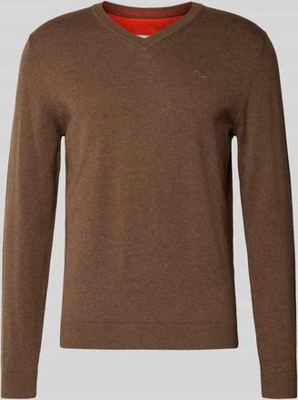Tom Tailor Regular Fit Strickpullover aus reiner Baumwolle