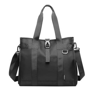 Generic Sac &agrave; bandouli&egrave;re &eacute;l&eacute;gant en tissu Oxford de grande capacit&eacute; imperm&eacute;able pour les voyages et un usage quotidien, Noir, 11.02 x 3.15 x 5.12 inches