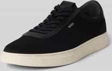 HUGO BOSS Low Top Sneaker mit Echtleder-Besatz Modell KIERAN