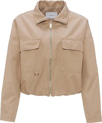 OPUS Damen Jacke | Kurzjacke HANNEKA Loose im Utility Look Soft Oat, 38
