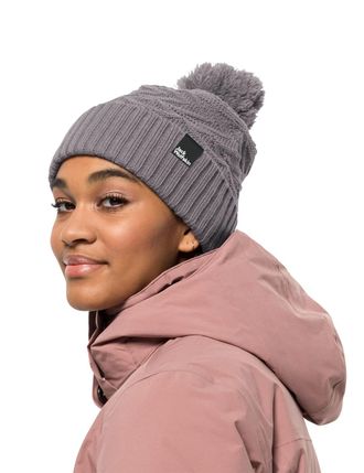 Jack Wolfskin Damen Lorelei W Beanie M&uuml;tze, seagull, Einheitsgr&ouml;&szlig;e EU