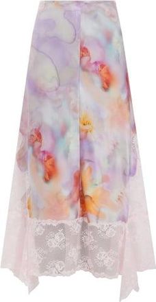 Collina Strada Jupe midi satin&eacute;e