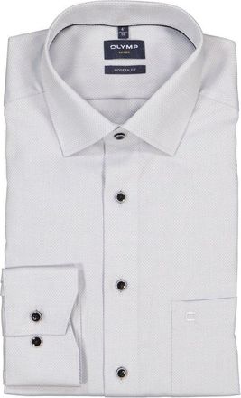 Olymp Herren Hemd grau