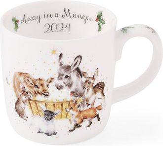 Wrendale Designs Wrendale Becher Away in a Manger - 0,4l