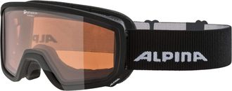 Alpina SCARABEO S Q - Verspiegelte, Kontrastverst&auml;rkende & Polarisierte OTG Skibrille Mit 100% UV-Schutz F&uuml;r Erwachsene, black, One Size