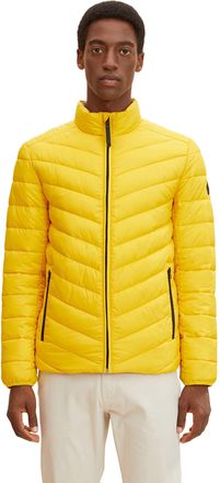 Tom Tailor Herren Lightweight Steppjacke 1031474, 30028 - Pleasant Yellow, S