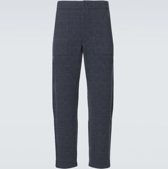 God's True Cashmere Gerade Hose aus Kaschmir mit Lapislazuli