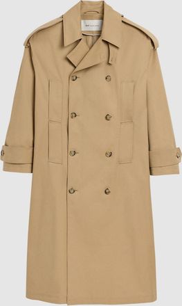 Ami Manteau Trench Coat Beige Mastic