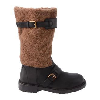 Dolce & Gabbana Homme, Chaussures, Noir, Taille: 42 EU High Bottes