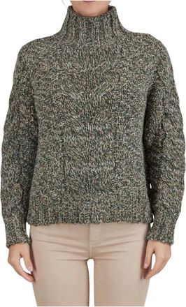 Kiton Femme, Pulls, Multicolore, Taille: 34 FR Pull Col Roul&eacute; Textur&eacute; en Laine dAlpaga et Cachemire
