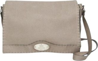 Fendi Pre-owned Selleria 8Bt116 Messenger Bag - Femme - Pre-owned - Gris - Taille: ONE Size