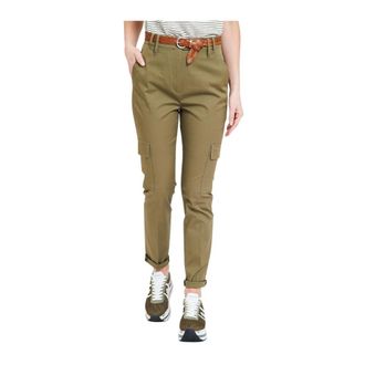 Max Mara Alfio Hose Mit Zwei Taschen - - Trousers - Damen - Gr&uuml;n - S