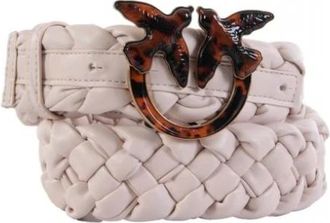 Pinko Pinko, Femme, Accessoires, Beige, Taille: M Weave Belt H4