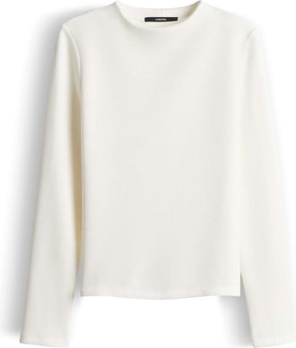 someday Damen Langarmshirt | KANGELIE Slim Longsleeve mit supersofter Textur Milk, 38