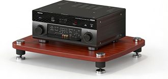 Generic HiFi Regal Audio-Rack, Druckerst&auml;nder, AV-Medienst&auml;nder mit sto&szlig;d&auml;mpfenden Fu&szlig;rasten, Audio-Rack-Tower for DVD-Player, Spielekonsole, TV-Box, WLAN-Rou