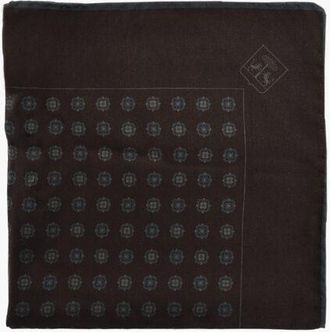 Corneliani Patterned Silk Pocket Square size Unica