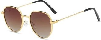 Generic Lunettes De Soleil &Agrave; Monture Large En M&eacute;tal For Homme, For Lext&eacute;rieur, Les Vacances, F&ecirc;tes, For Femme(Brown)